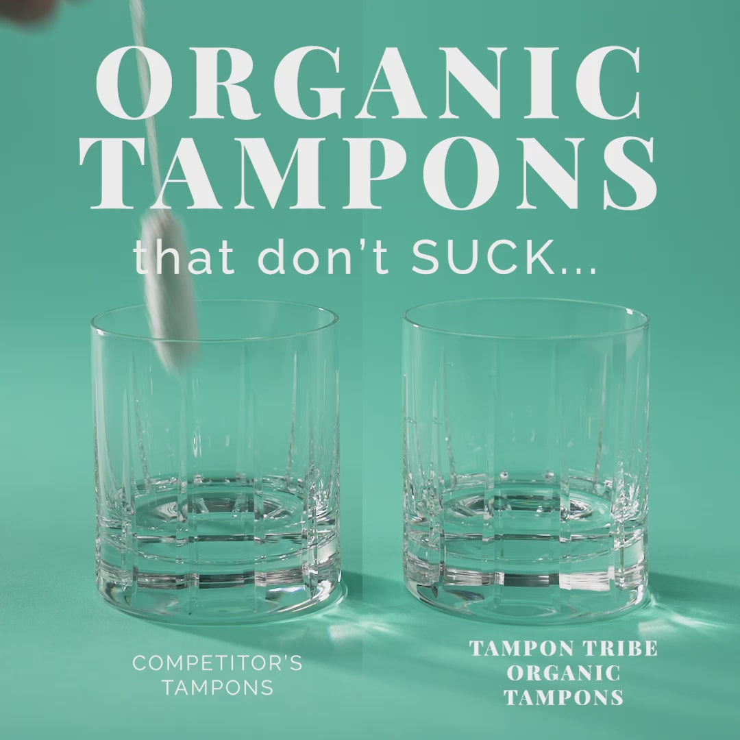 Organic Tampons | 100% Organic Cotton | Sustainable & Safe – Tampon Tribe